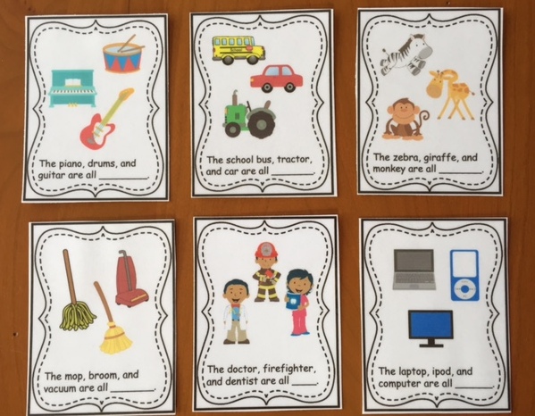 Name That Category Cards 5 | The Elementary Helper