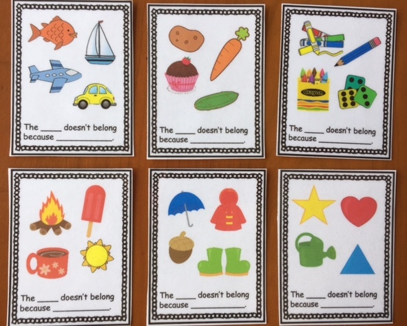 What Doesn’t Belong Cards 8 | The Elementary Helper