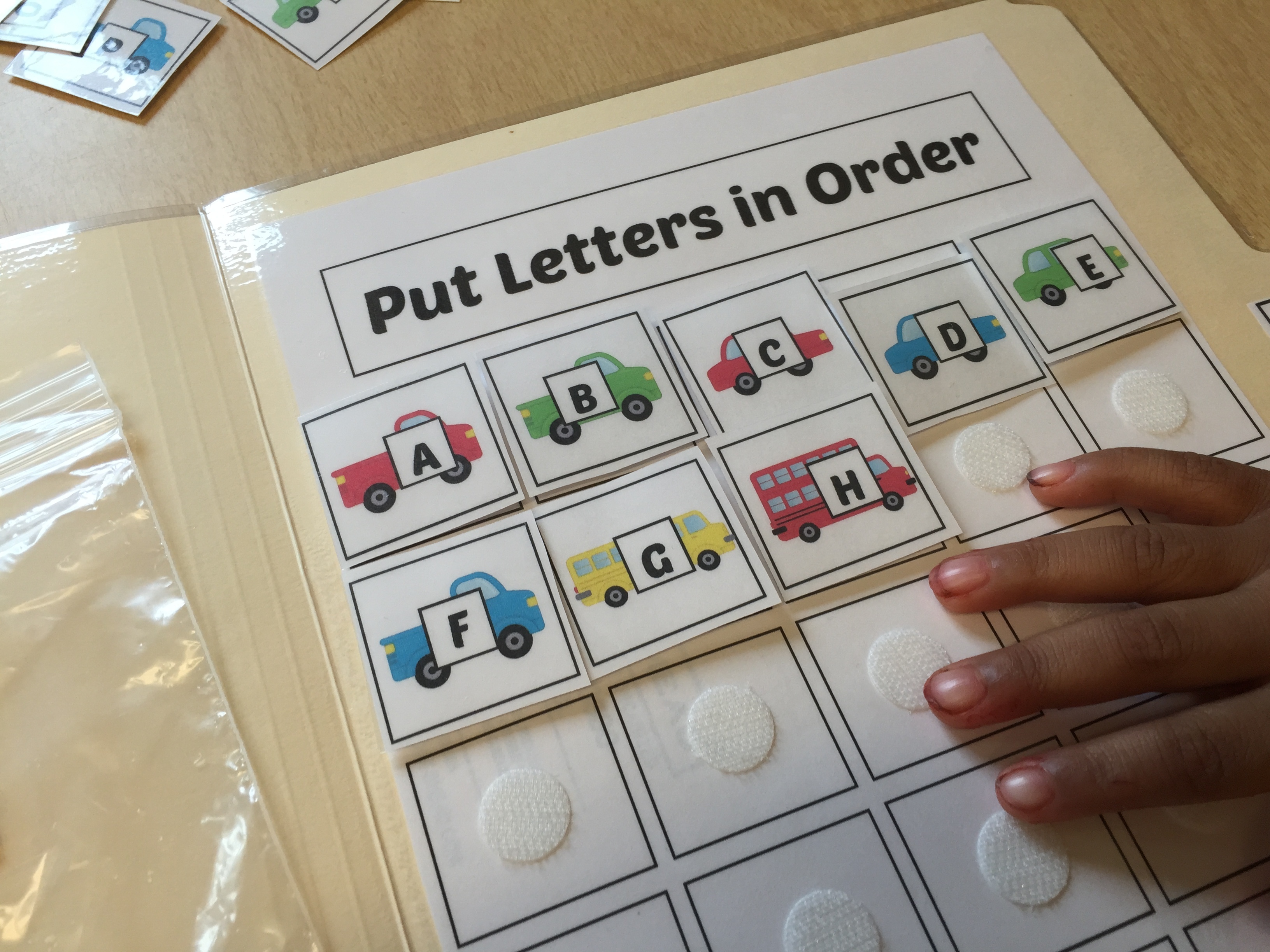 Vehicle File Folder Activities | The Elementary Helper