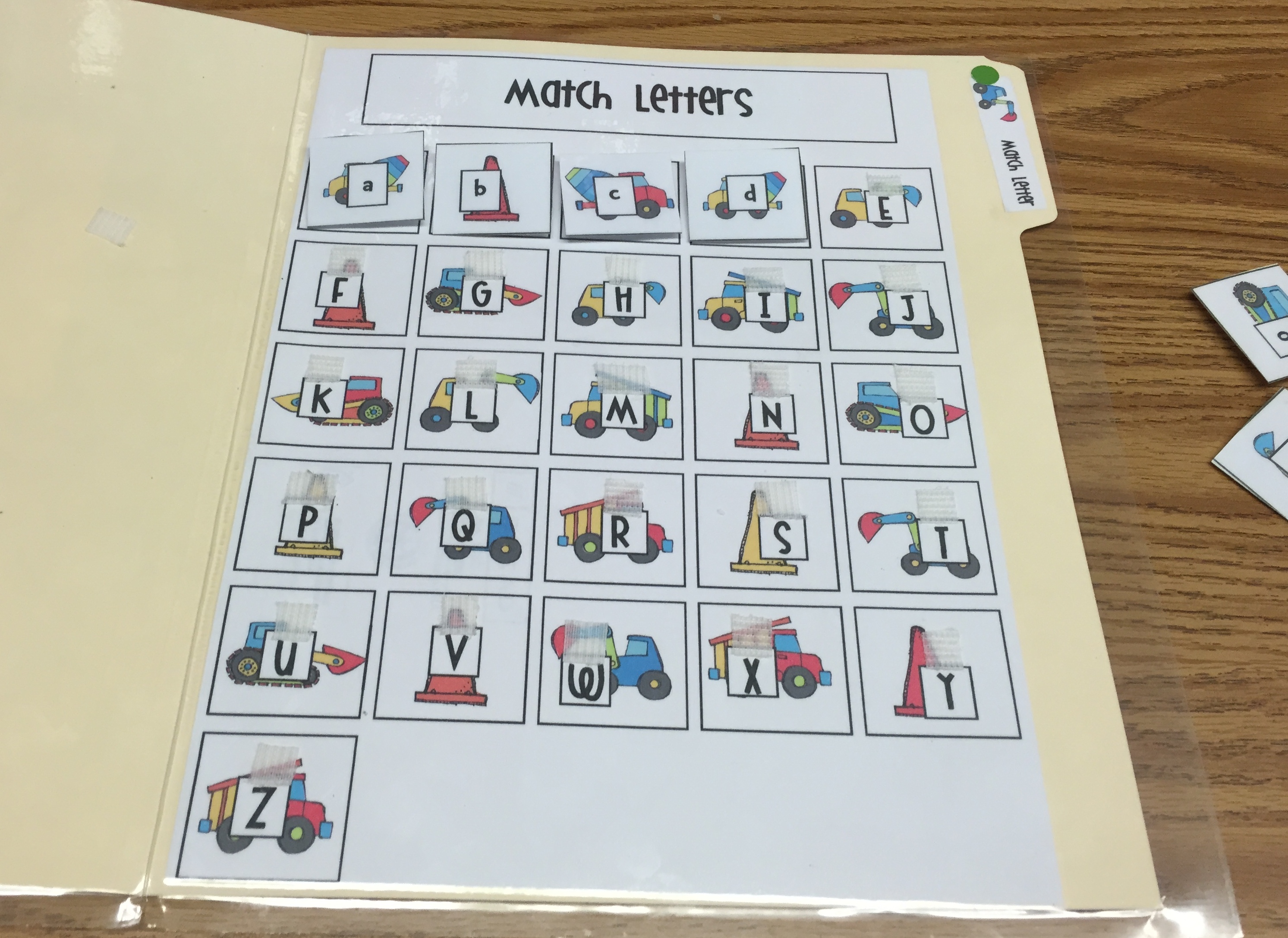 Vehicle File Folder Activities | The Elementary Helper
