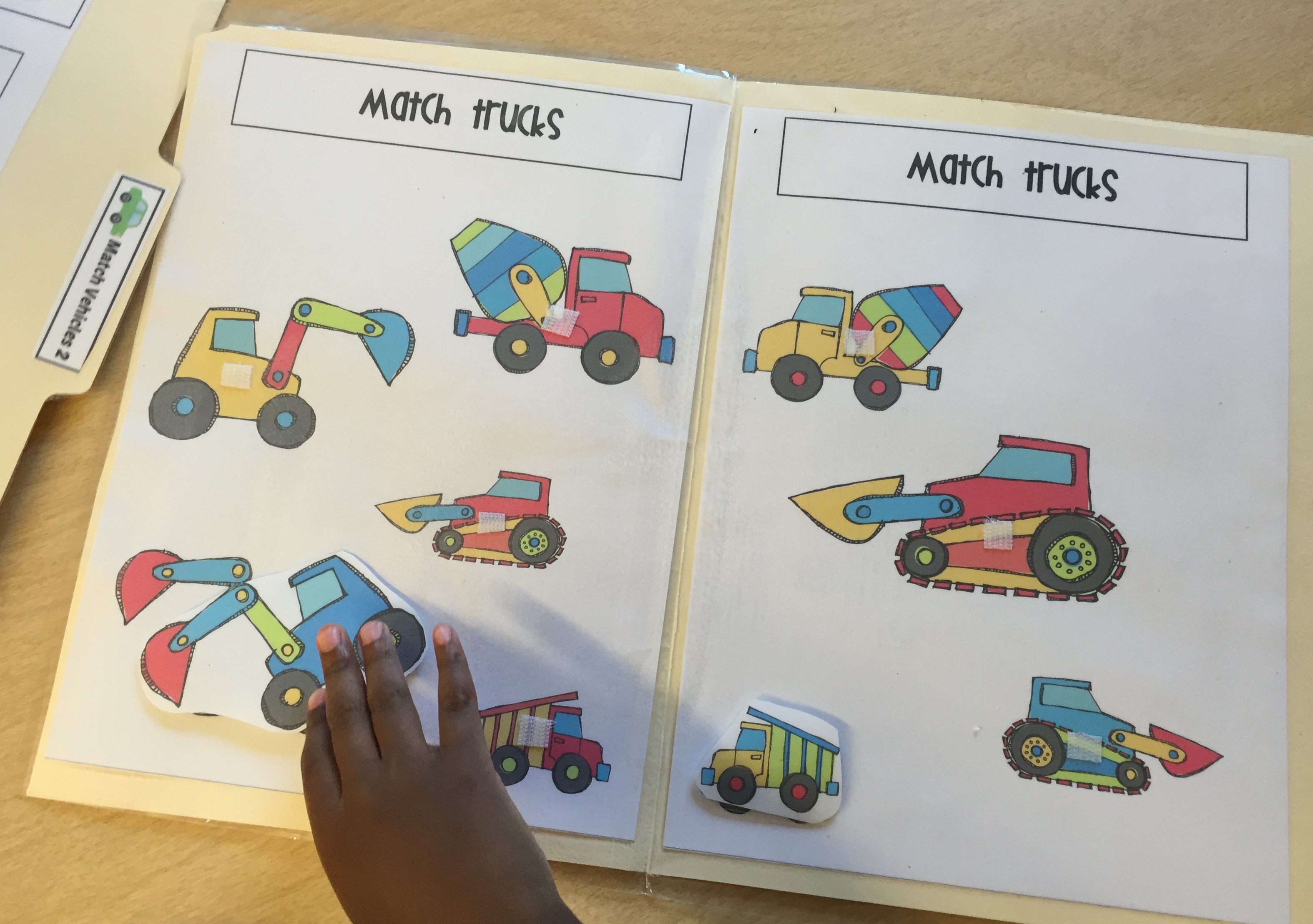 Vehicle File Folder Activities | The Elementary Helper